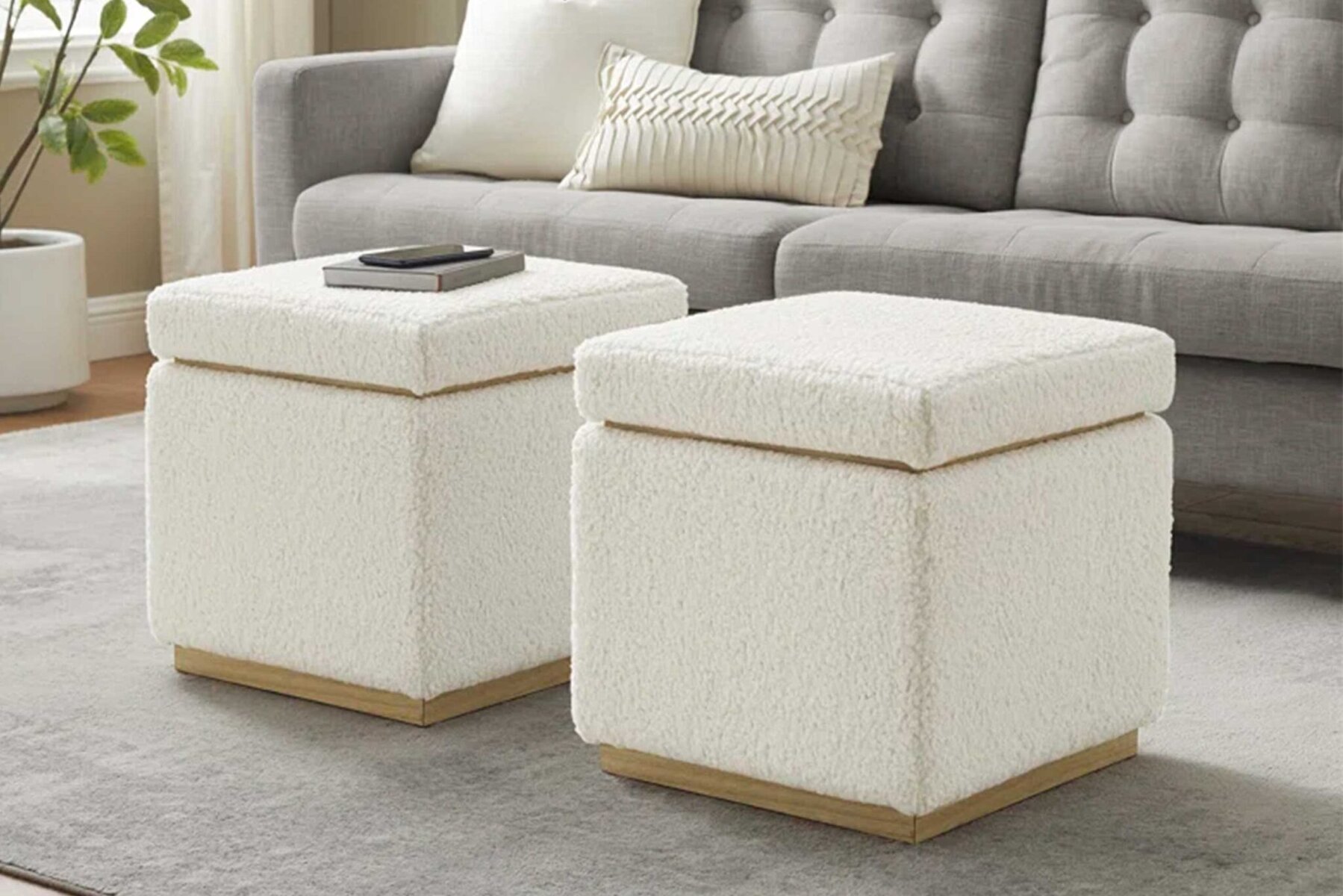 17 Best Storage Ottomans to Shop Now