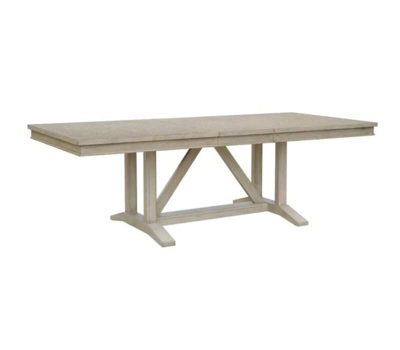 Scott Living Gramercy Extendable Trestle-Base Dining Table - Drew ...