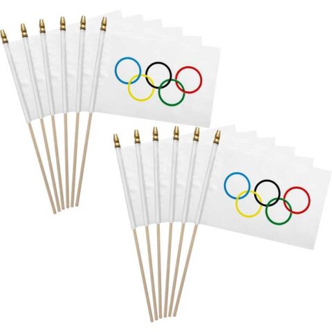 WEITBF Small Olympic Games Flags (20-Pack) - Drew & Jonathan