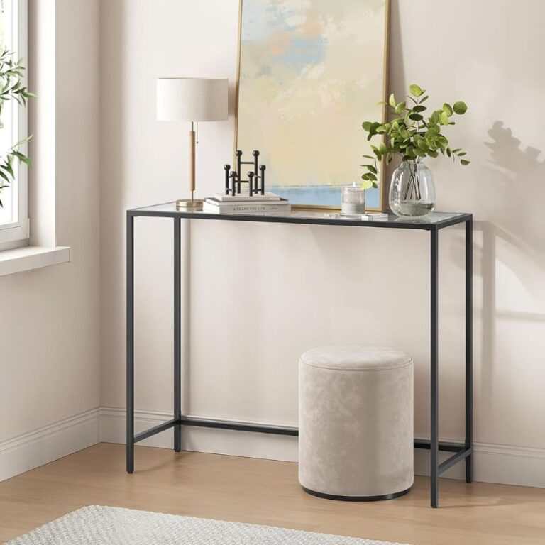 VASAGLE Glass Top Console Table - Drew & Jonathan