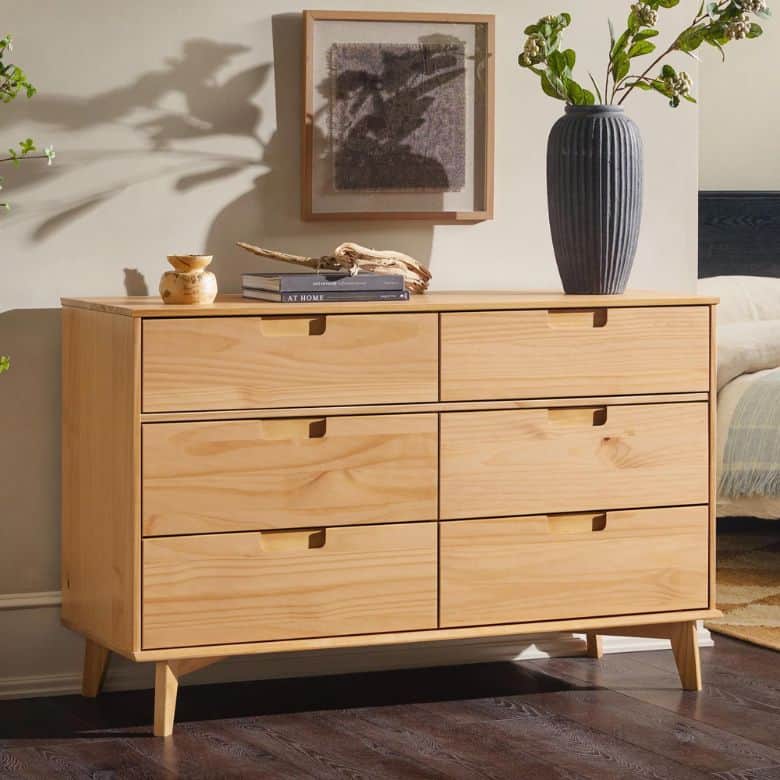 Mercury Row Yarber Solid Wood Dresser Drew Jonathan